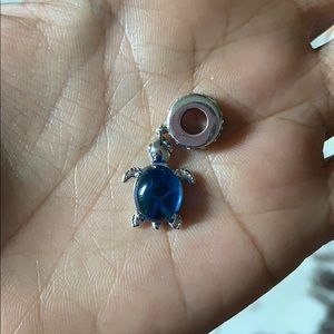 Pandora | Jewelry | Pandora Murano Glass Sea Turtle Dangle Charm | Poshmark